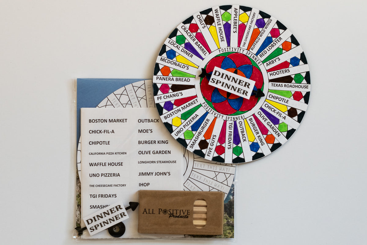 Dinner Spinner Restaurant DIY Decider | Out to Eat Activity | Restaura ...