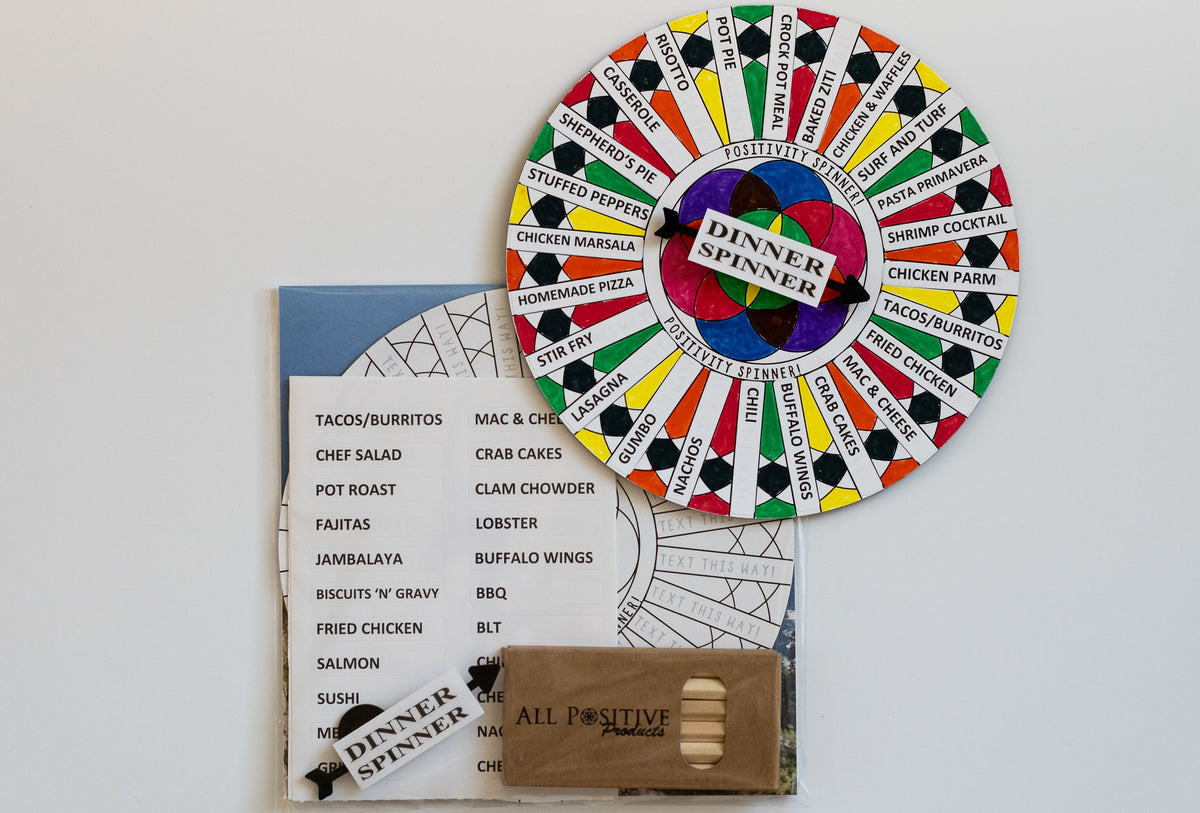 Dinner Spinner DIY What to Eat Decider | What to cook activity | Recip ...