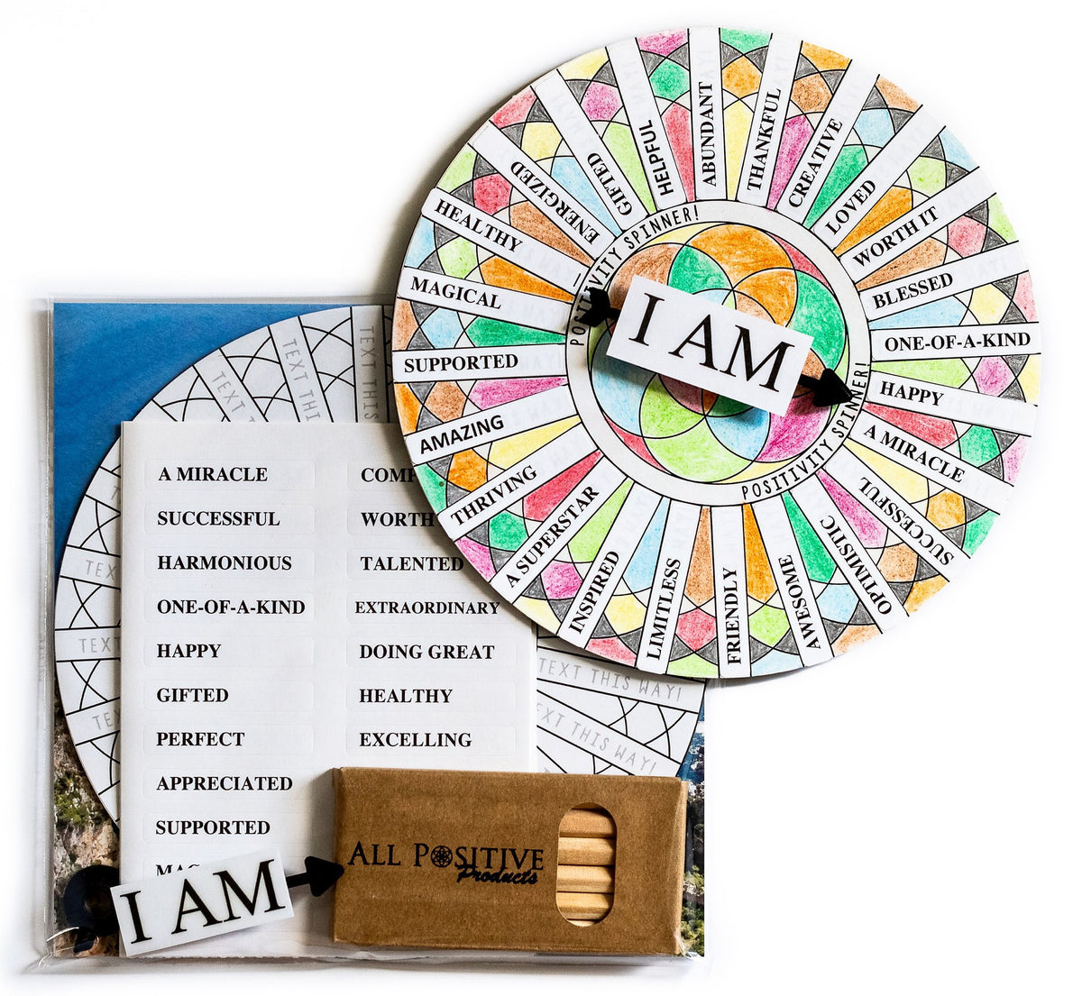 I AM Positivity Spinner | Activity Craft to Build Emotional Resilience ...
